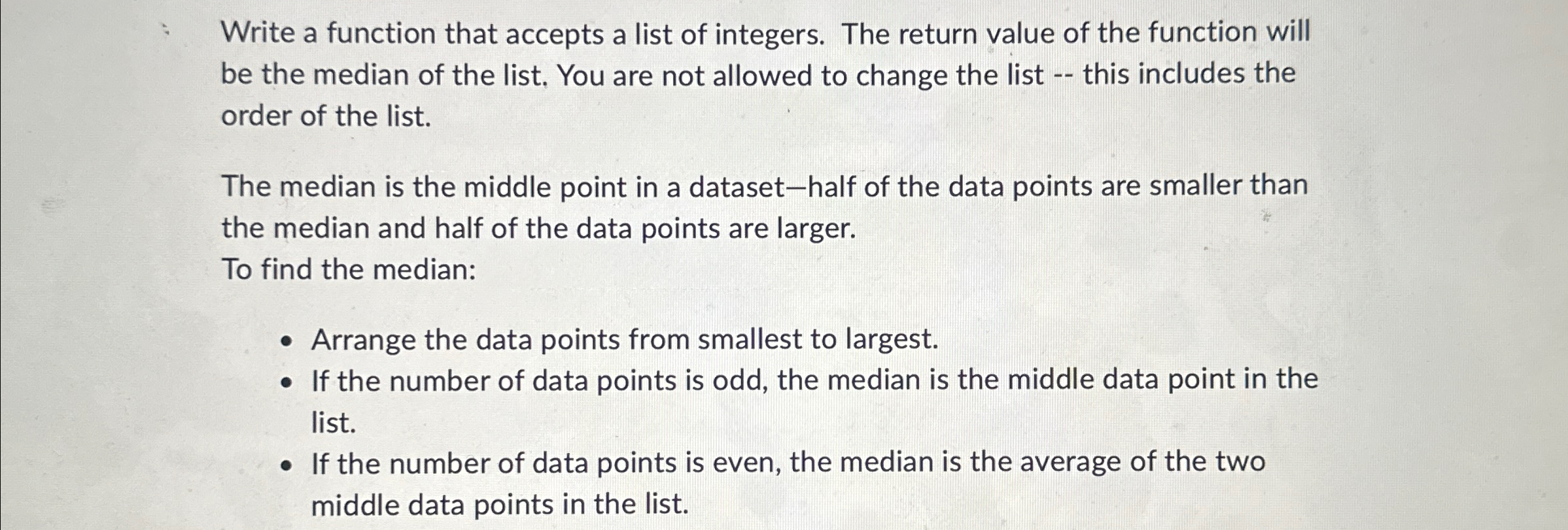 Pythonwrite A Function That Accepts A List Of