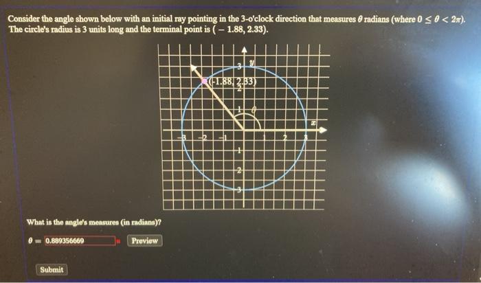 Solved Consider the angle shown below with an initial ray | Chegg.com