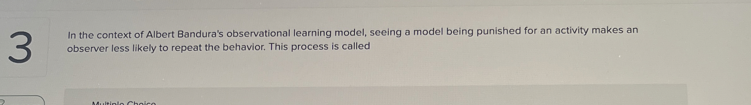 Solved 3In the context of Albert Bandura's observational | Chegg.com