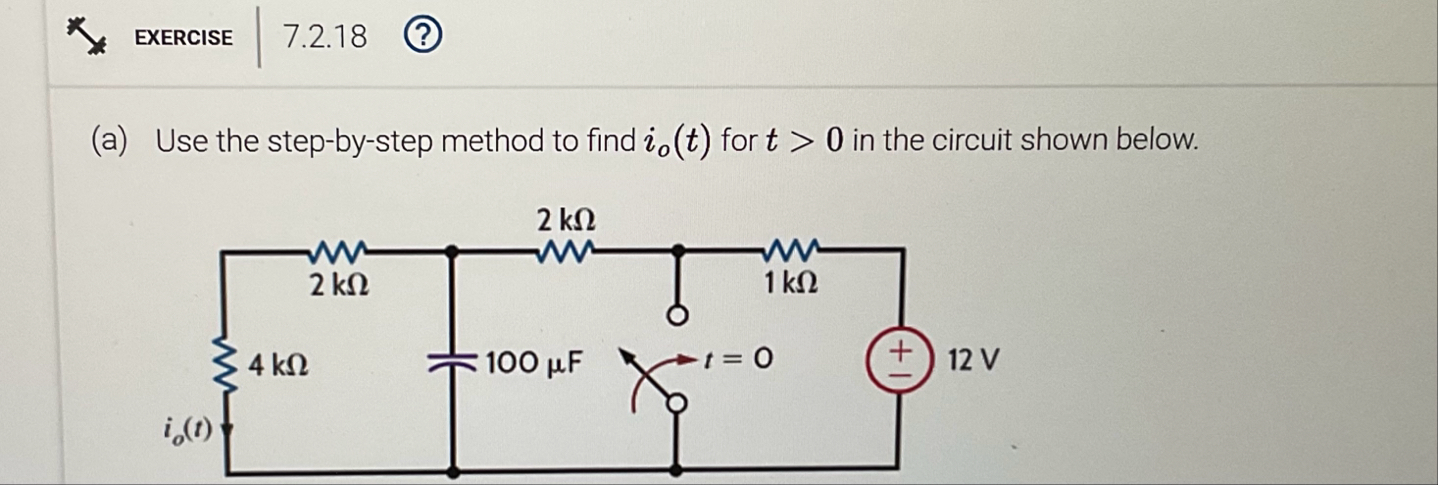 Solved EXERCISE7.2.18(a) ﻿Use the step-by-step method to | Chegg.com