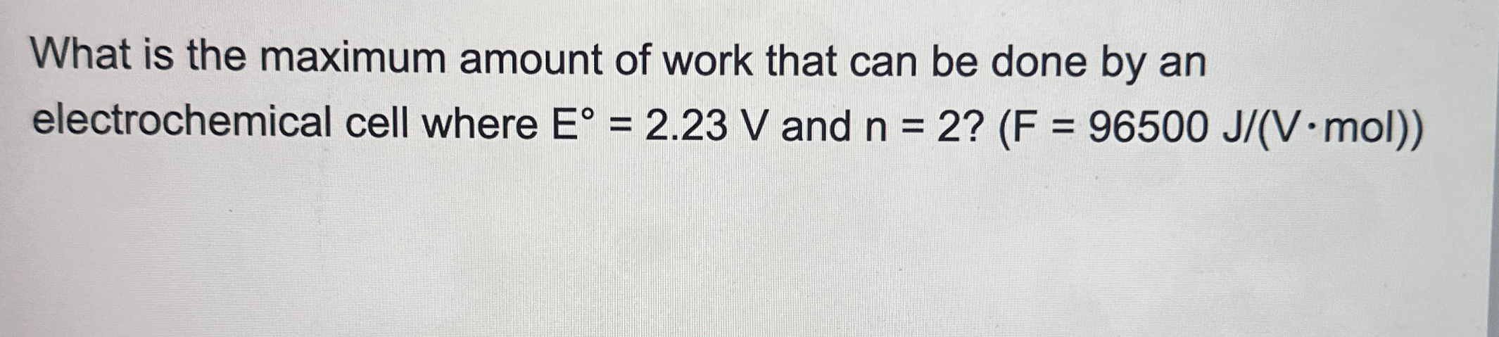 Solved What is the maximum amount of work that can be done | Chegg.com