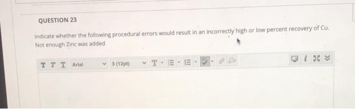 QUESTION 23 Indicate whether the following procedural | Chegg.com