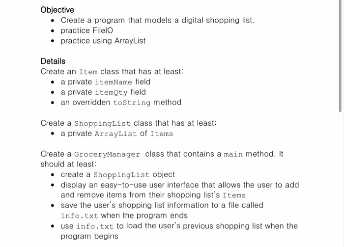 Solved Objective • Create a program that models a digital | Chegg.com