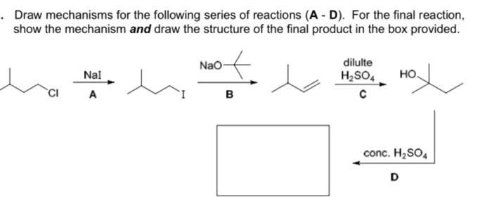 Solved · Draw mechanisms for the following series of | Chegg.com