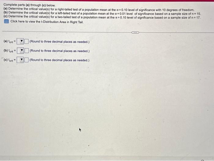 Solved Complete parts (a) through (c) below. (a) Determine | Chegg.com