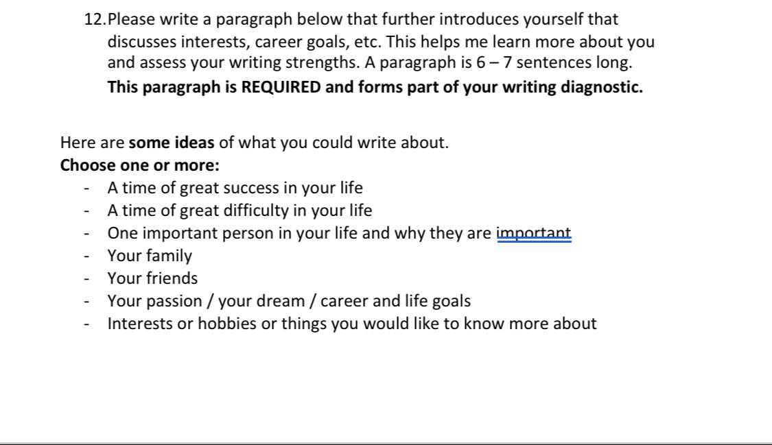 Solved 12.Please write a paragraph below that further | Chegg.com