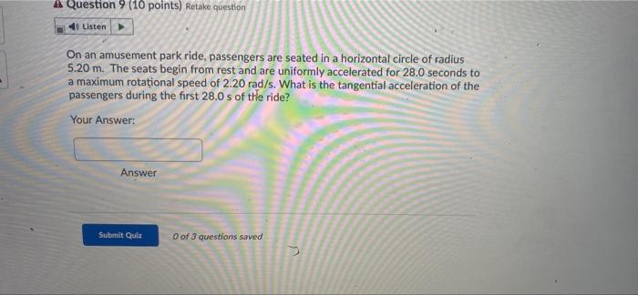 Solved A grindstone of radius 2.90 m that is spinning with a | Chegg.com