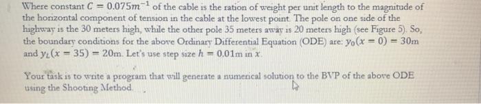 Solved MATLAB SHOOTING METHOD BVP y DO cable equation N day | Chegg.com