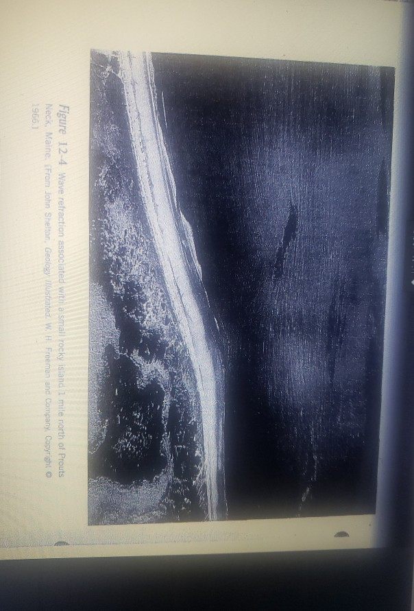 4. Make a sketch of the wave refraction pattern | Chegg.com