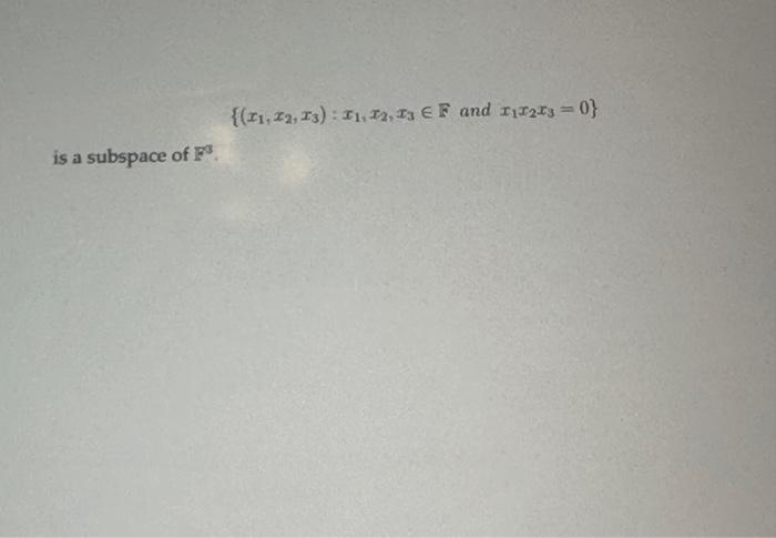 Solved solve the linear algebra question of whether it is a | Chegg.com