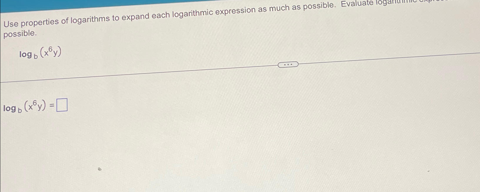 Solved Use properties of logarithms to expand each | Chegg.com