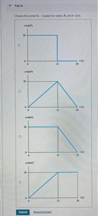Solved Problem 12.37 Two rockets start from rest at the same | Chegg.com
