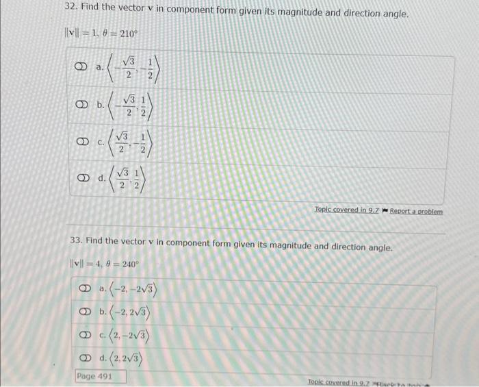 Solved 28. Find the unit vector that points in the same | Chegg.com