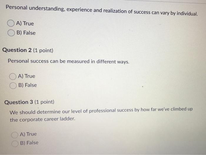 Personal understanding, experience and realization of | Chegg.com