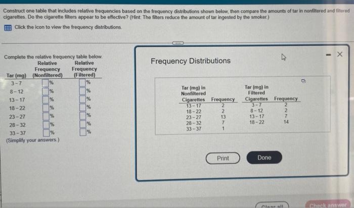 Solved Construct one table that includes relative | Chegg.com