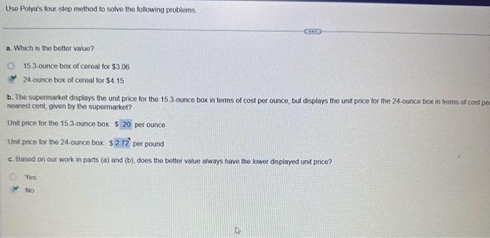 Solved Repeat the following procedure for the four given | Chegg.com