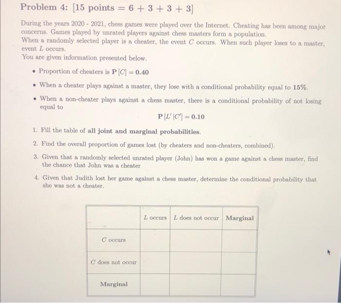 Solved Problem 4: [15 points =6+3+3+3] During the years 2020 | Chegg.com
