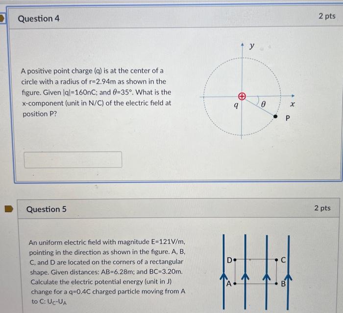 Solved A positive point charge (q) is at the center of a | Chegg.com