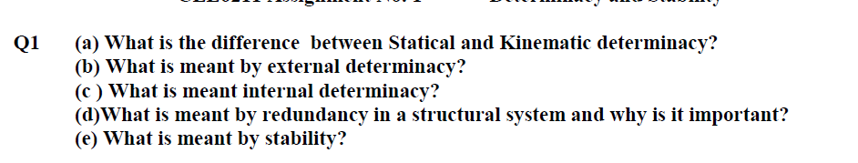 Solved Q1 (a) ﻿What is the difference between Statical and | Chegg.com