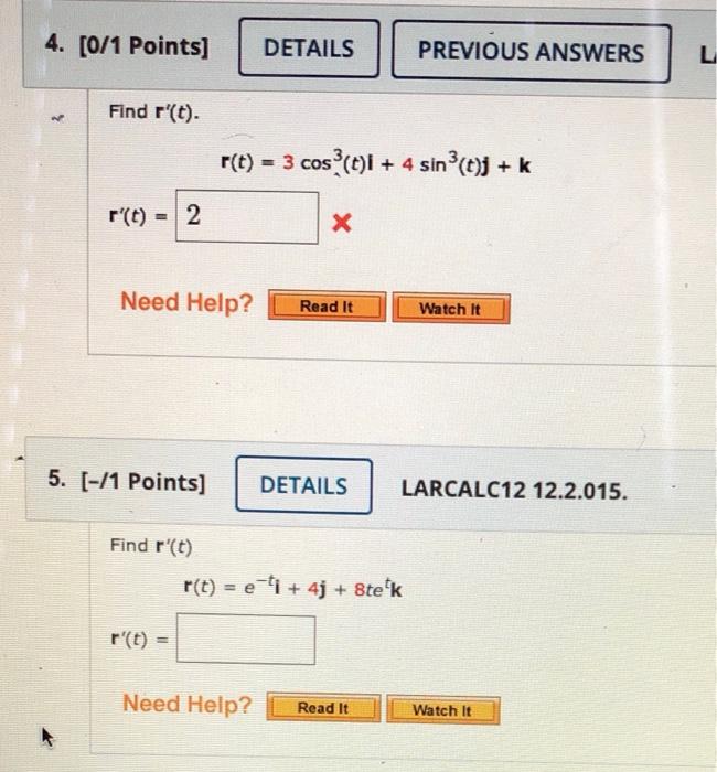 Solved Find r′(t),r(t0), and r′(t0) for the given value of | Chegg.com