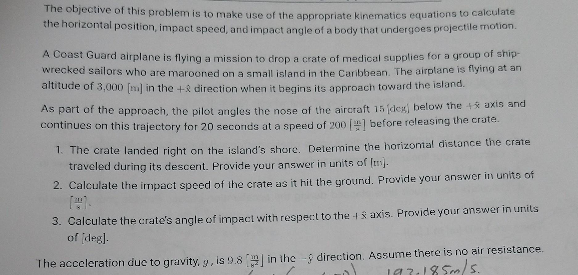 Solved The objective of this problem is to make use of the | Chegg.com