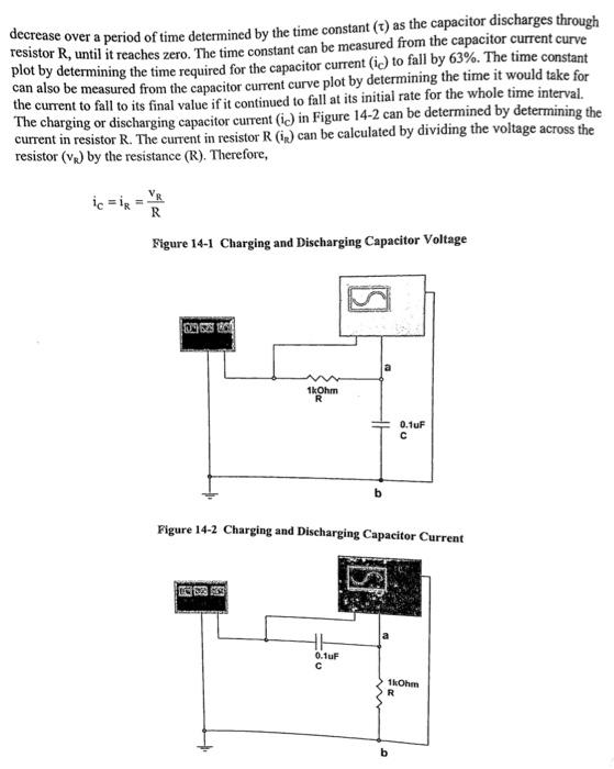 Solved EXPERIMENT Name Date 14 Charging and Discharging | Chegg.com