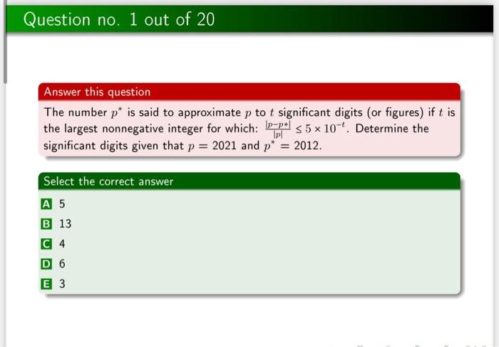 Solved some question asking for absolute error if you cant | Chegg.com
