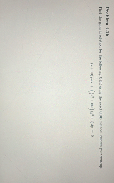 Solved Find the general solution for the following ODE using | Chegg.com