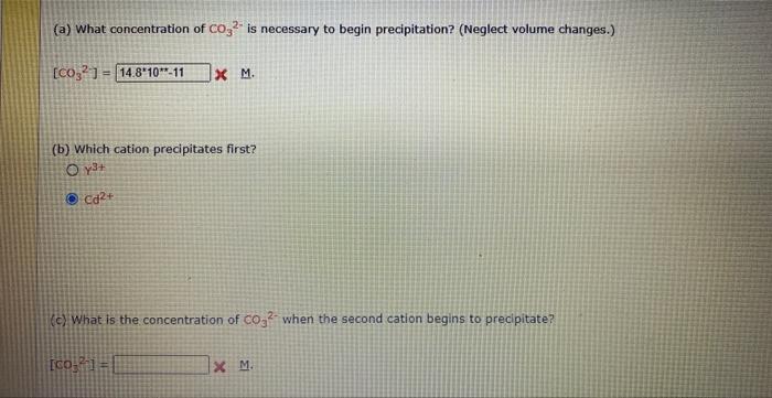 Solved A solution of Na2CO3 is added dropwise to a solution | Chegg.com