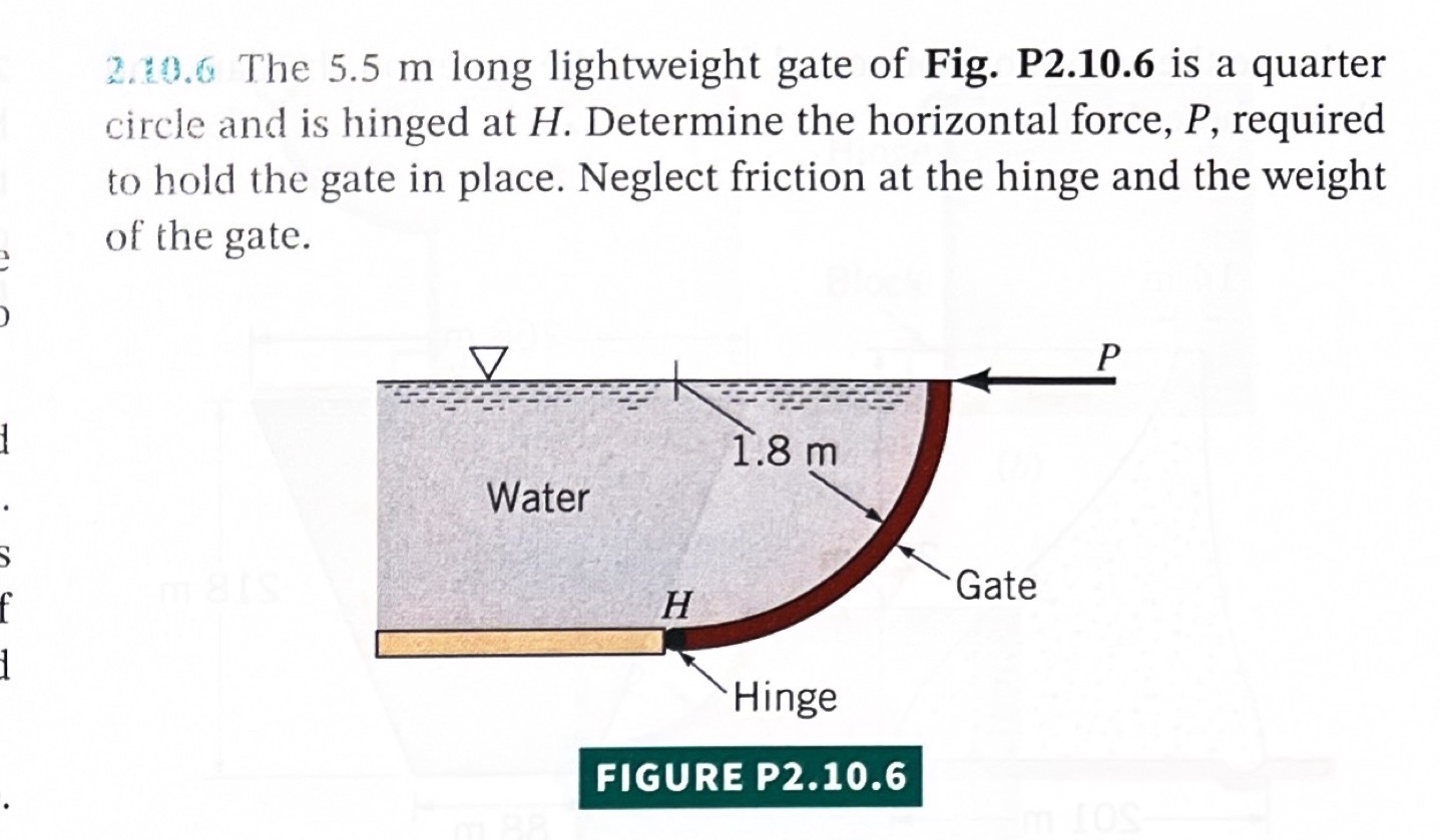 Solved 2.20.6 ﻿The 5.5 ﻿m long lightweight gate of Fig. | Chegg.com
