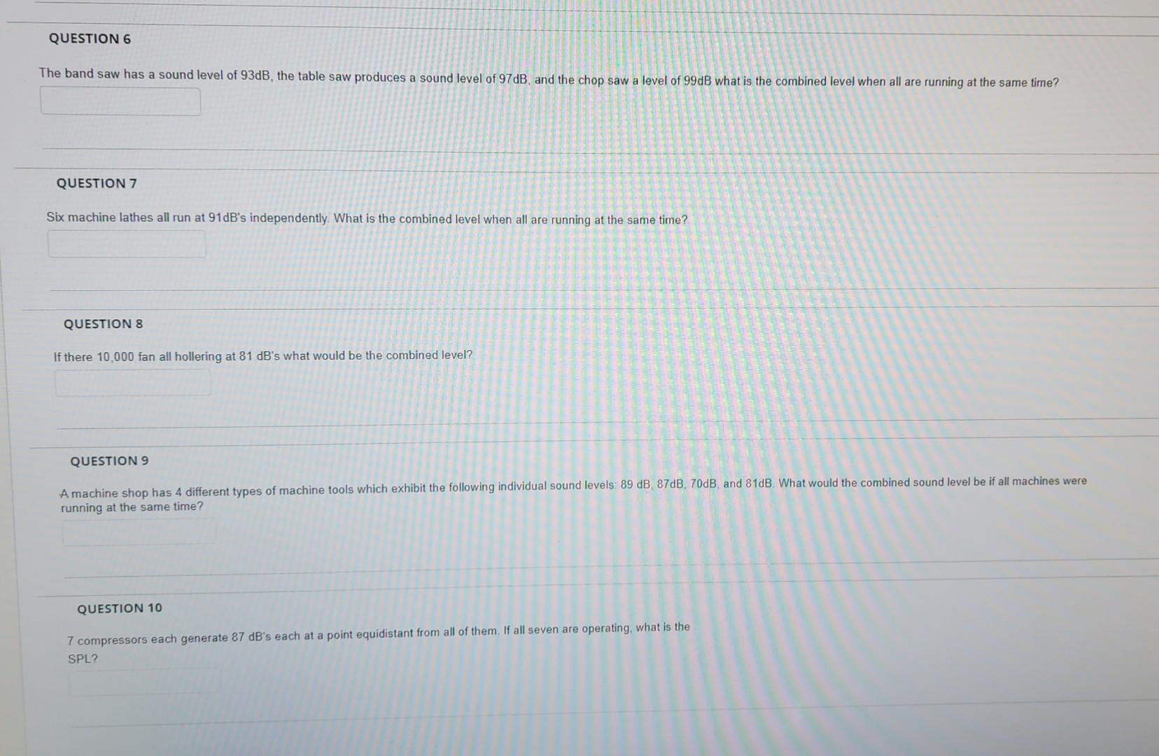 Solved n Two methods of adding decibels are discussed in the | Chegg.com