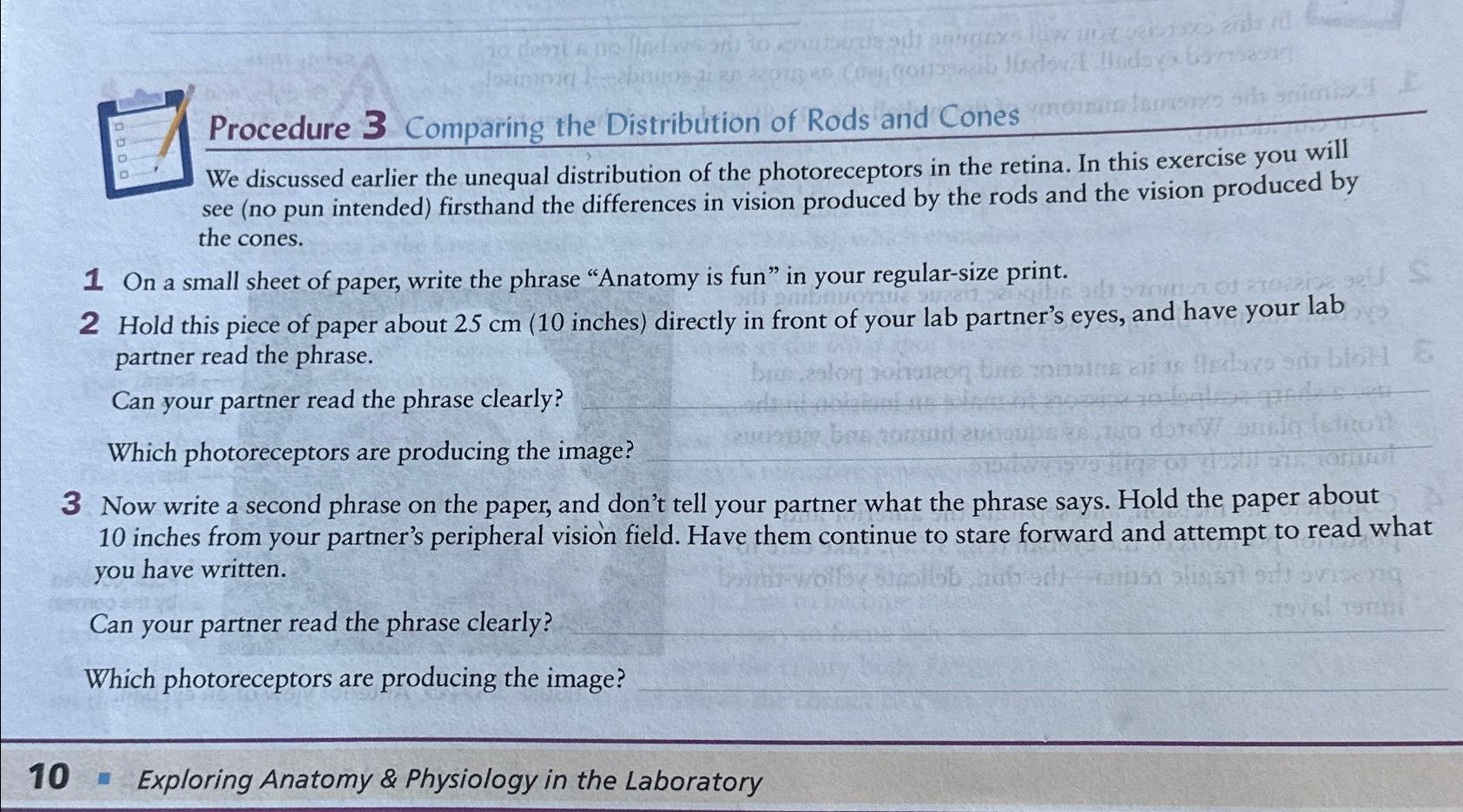 Solved Procedure 3 ﻿Comparing the Distribution of Rods and | Chegg.com