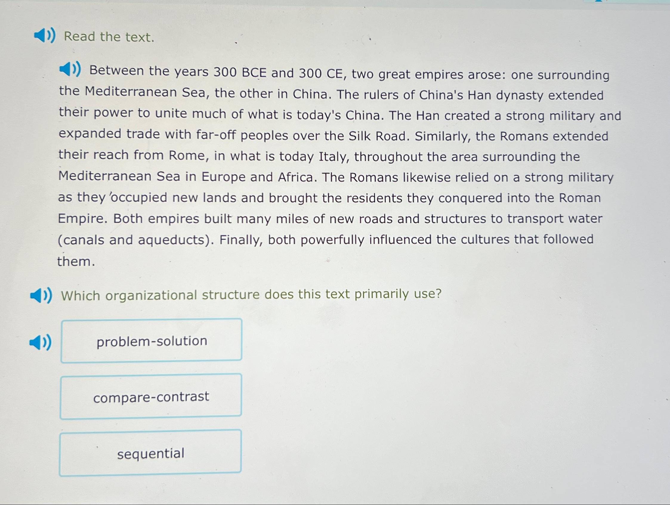 Solved Read the text.Between the years 300BCE and 300CE, | Chegg.com