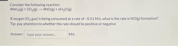 Solved Consider the following reaction: 4NH3( g)+5O2( | Chegg.com