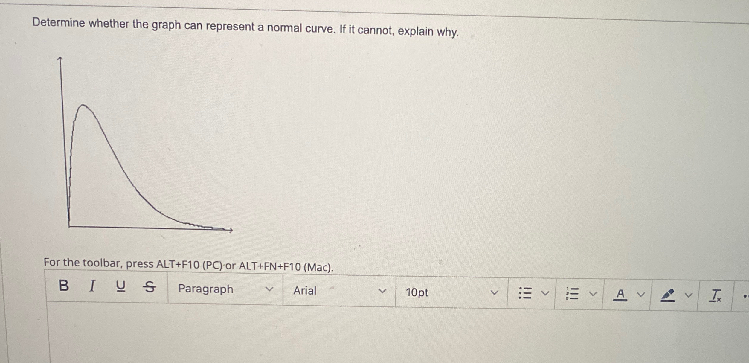 Determine whether the graph can represent a normal | Chegg.com