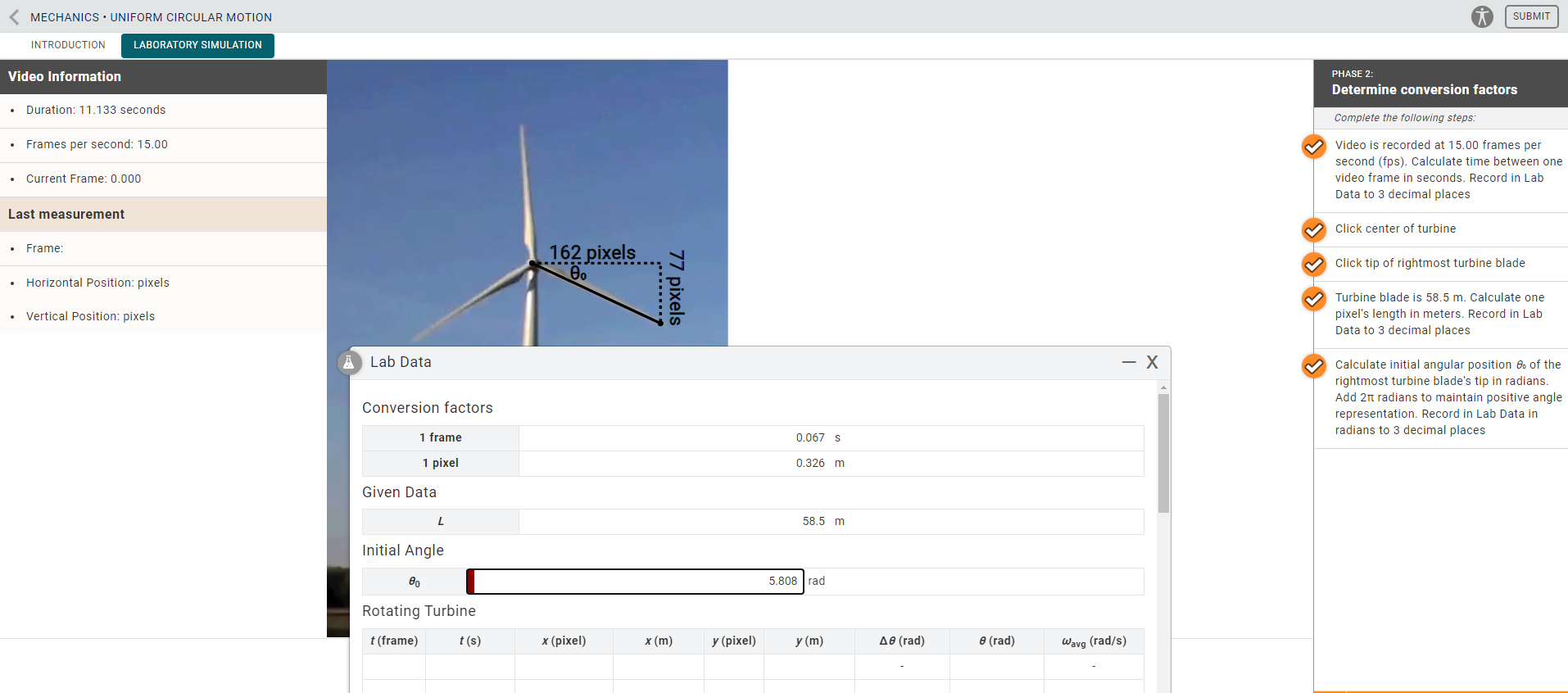Solved Calculate initial angular position \theta ₀ ﻿of the | Chegg.com