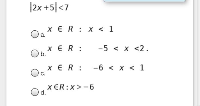 Solved 12x +5