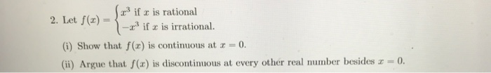 Solved 1 Section 1 1. Prove or find a counter example: Let f | Chegg.com