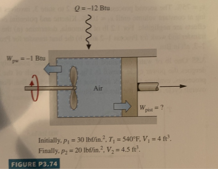 Solved Using Energy Concepts and the Ideal Gas Model 3.74 As | Chegg.com