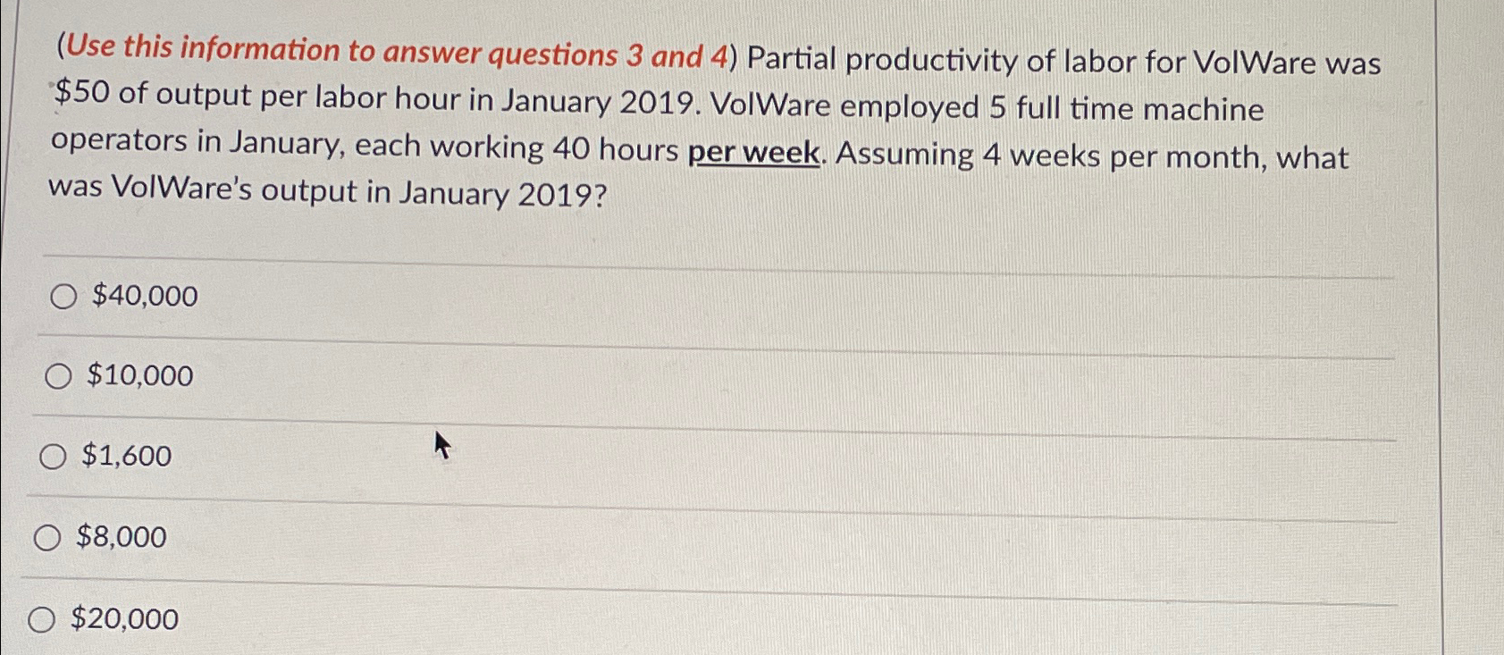 Solved (Use this information to answer questions 3 ﻿and 4) | Chegg.com