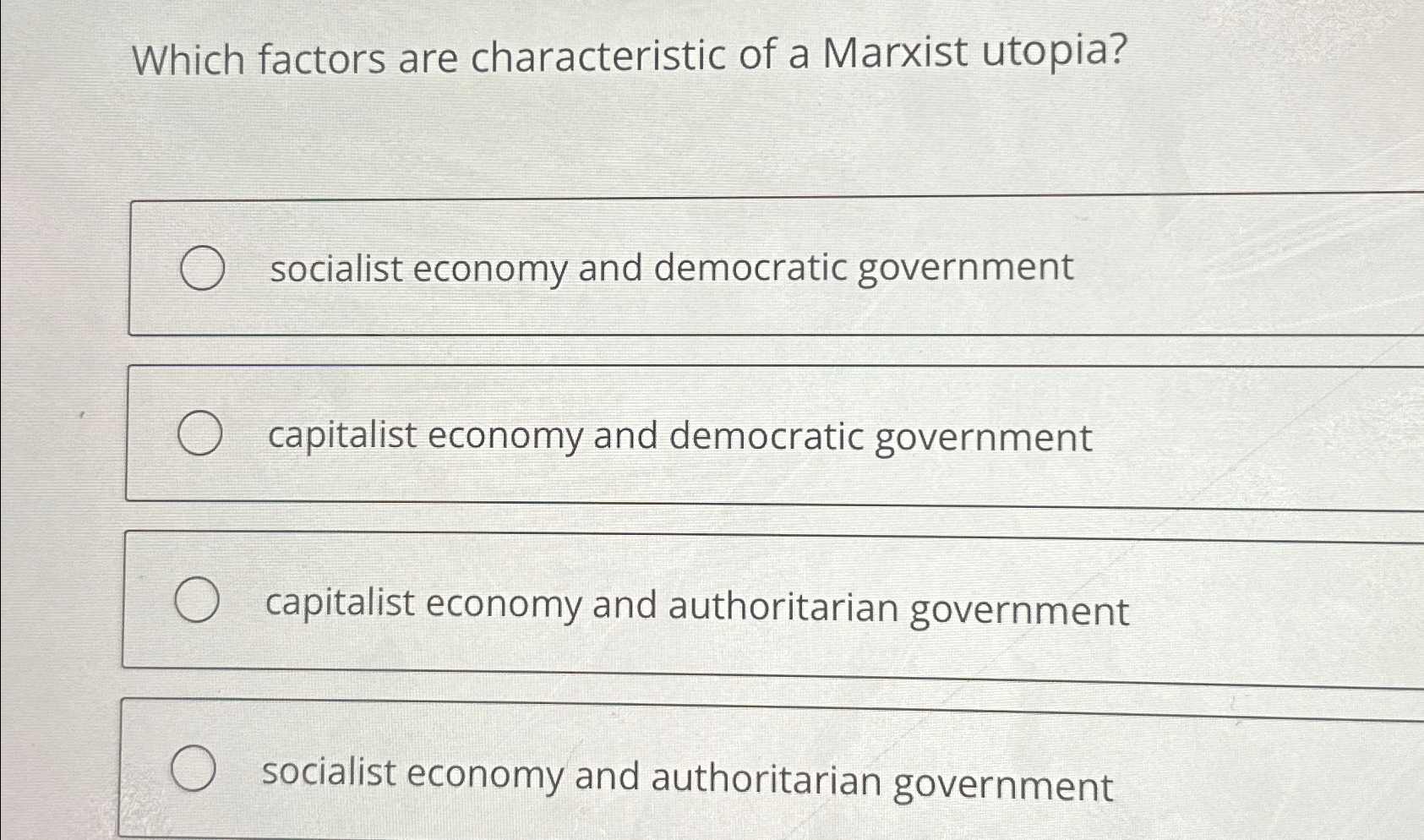 Solved Which factors are characteristic of a Marxist | Chegg.com