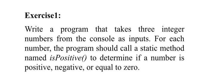 Solved Exercisel Write A Program That Takes Three Integer 0248