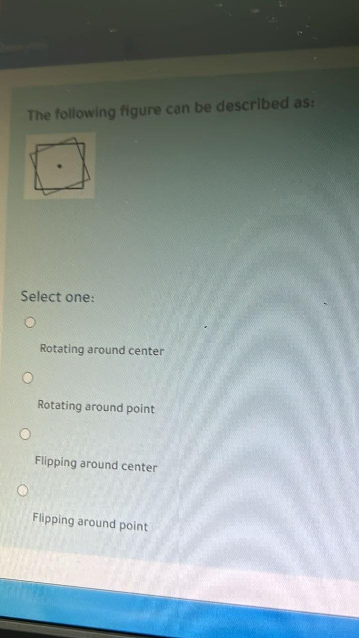 Solved The following figure can be described as: Select one: | Chegg.com