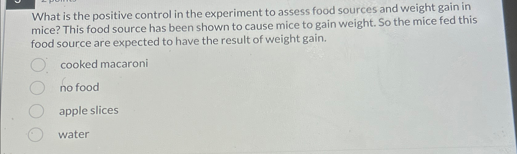 Solved What is the positive control in the experiment to | Chegg.com