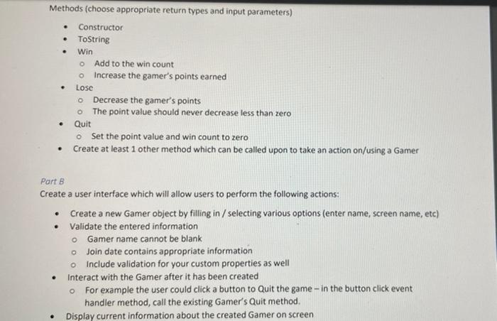 PROG 1124 Lab 5 Fall 2021 Classes and Error Handling | Chegg.com