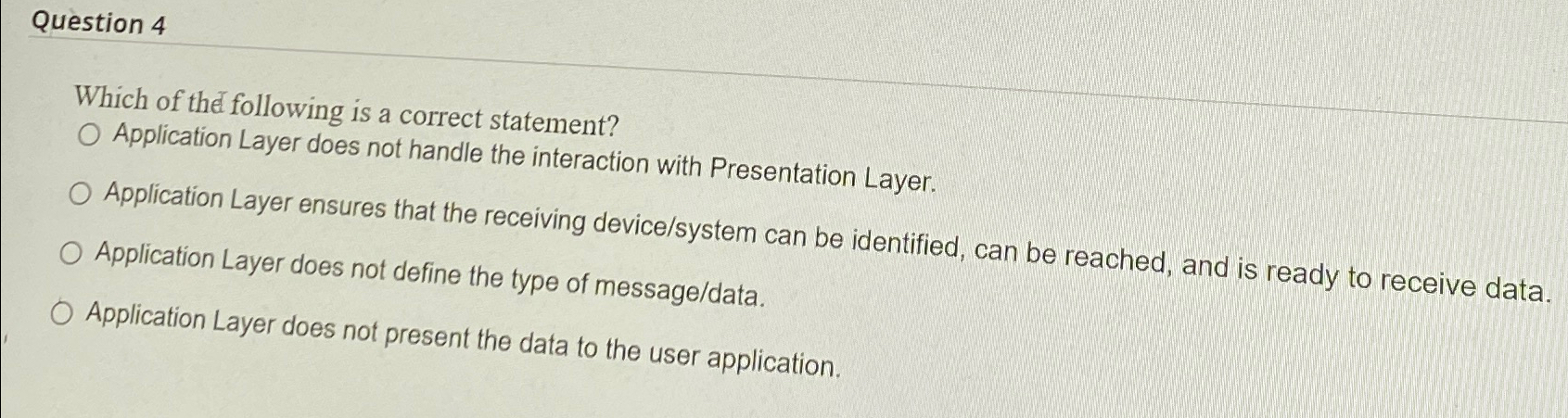 Solved Question 4Which of the following is a correct | Chegg.com
