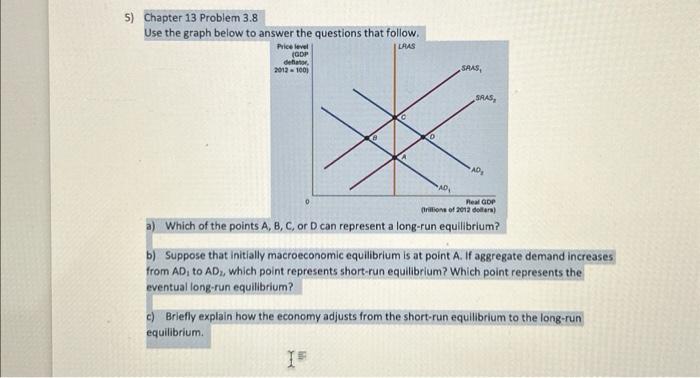 Solved Chapter 13 Problem 3.8 Use the graph below to answer | Chegg.com