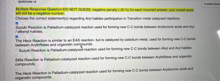 Solved QUESTION 14 Multiple Response Question-DO NOT GUESS, | Chegg.com