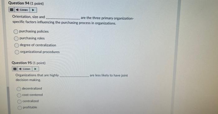 Solved Orientation, size and are the three primary | Chegg.com