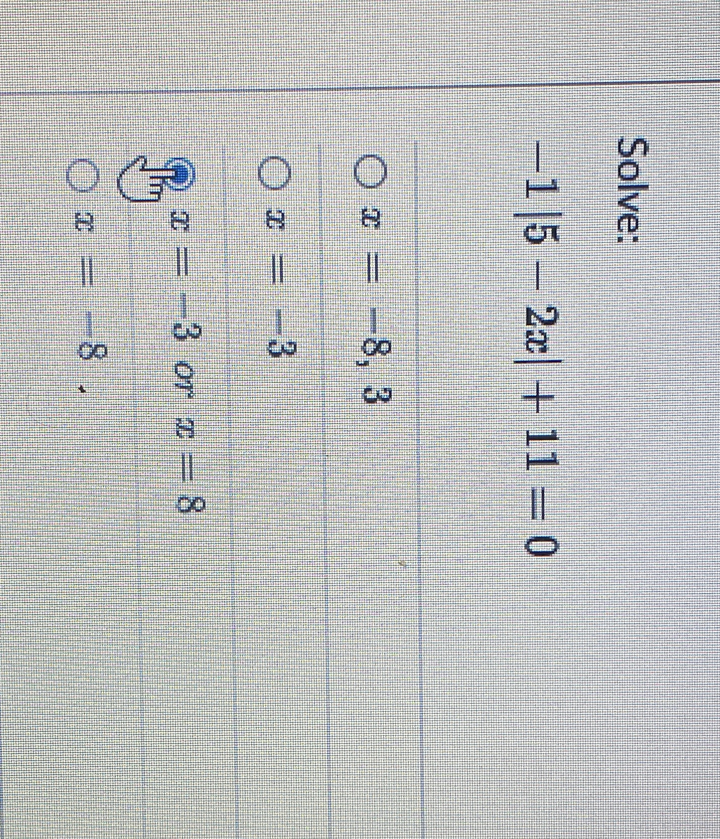 Solved Solve 1 5 2x 11 0x 8 3x 3x 3 or X 8x 8 Chegg